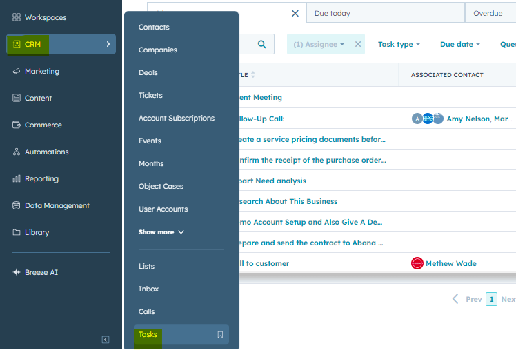 Enhancing Productivity with HubSpot Task Management Tool